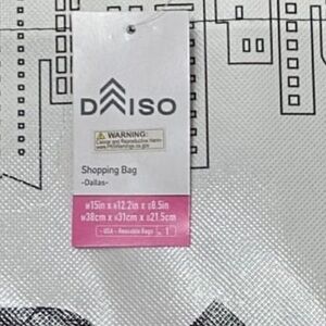 Daiso | Bags | Daiso Tote Bag | Poshmark
